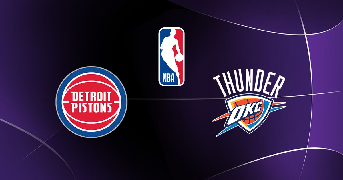 Detroit Pistons / Oklahoma City Thunder Streaming Basket-ball 1h35 2025 ...