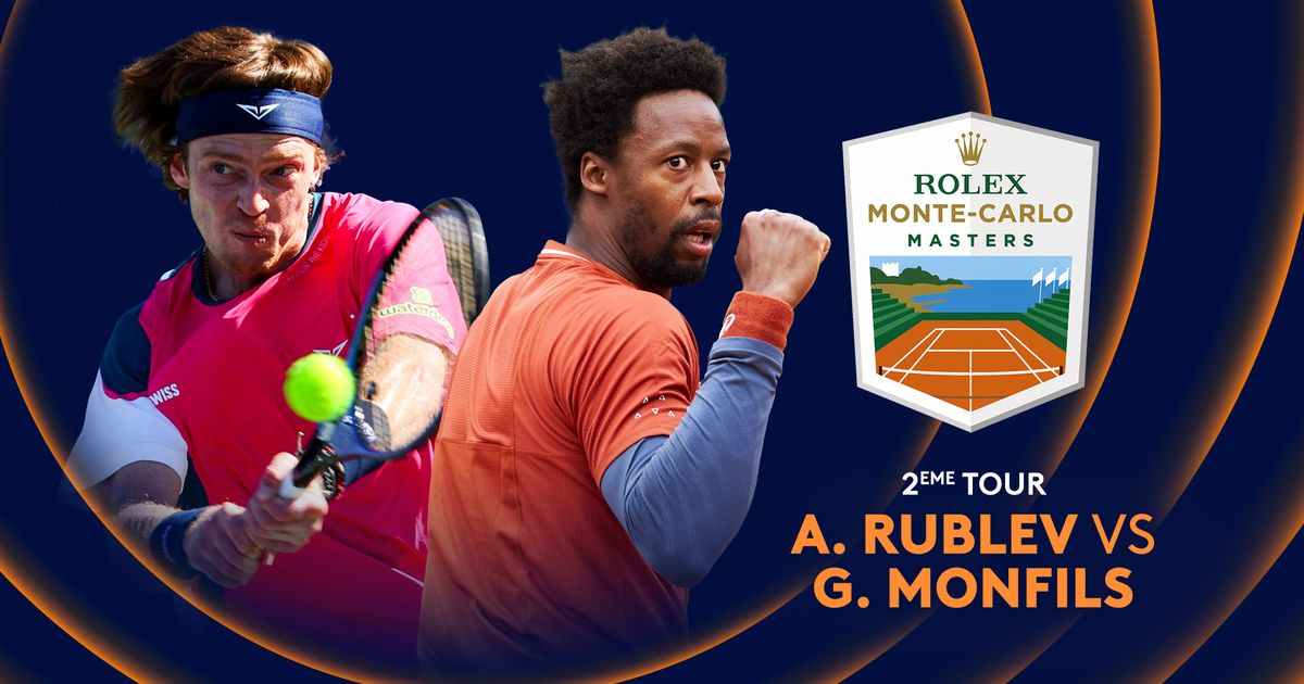 Résumé et casting 2e tour - Andrey Rublev - Gaël Monfils Tennis 1h53 ...