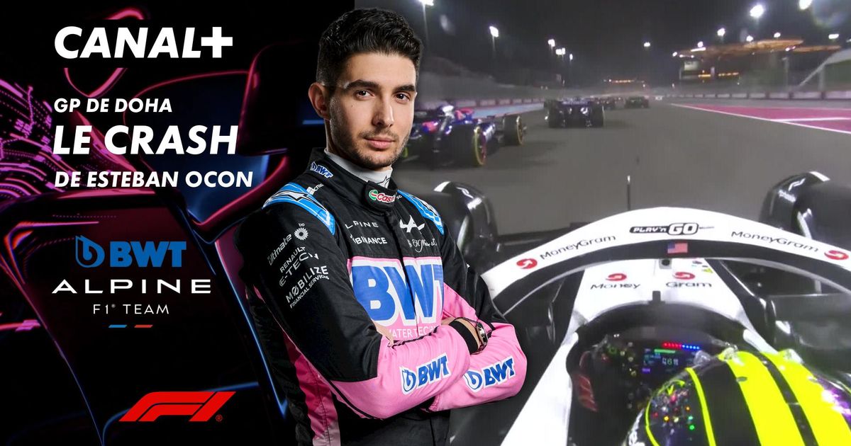 Le crash de Esteban Ocon à Qatar Grand Prix 2024 - Race en streaming ...