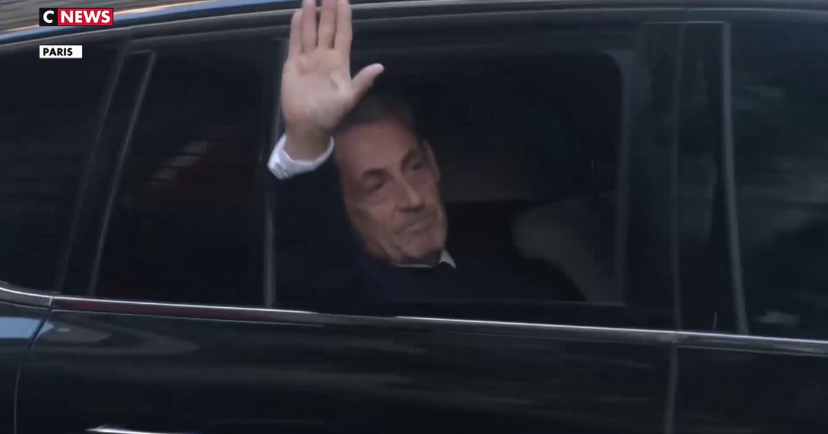 Nicola Sarkozy incarcéré à la prison de la Santé en streaming direct et ...