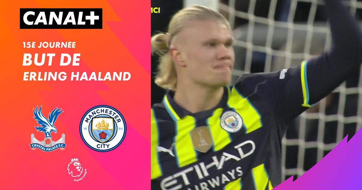 Le but de Erling Haaland contre Crystal Palace (30') en streaming ...