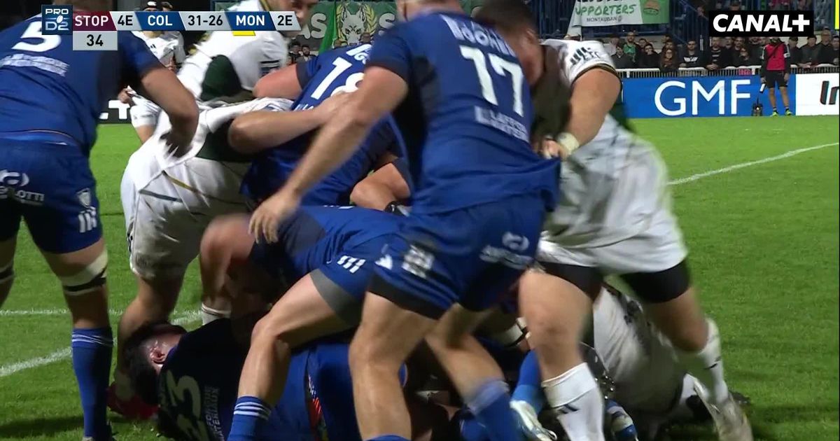 L'essai de Pablo Dimcheff contre Montauban en streaming direct et ...