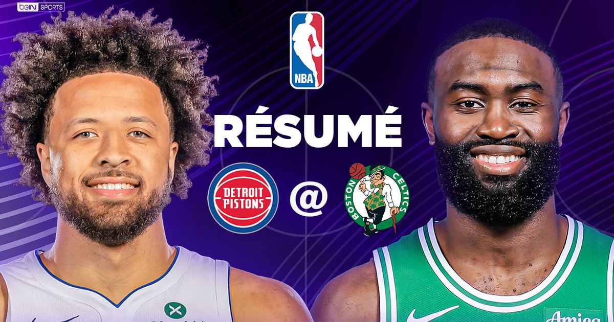 NBA : Cunningham et Detroit s'imposent à Boston en streaming direct et ...