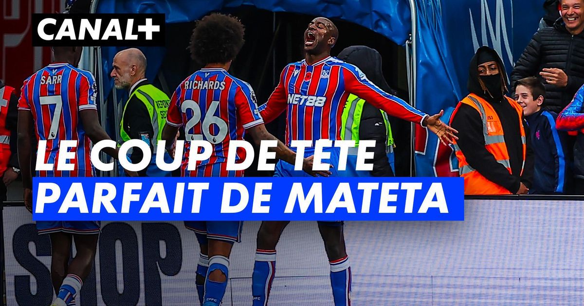 Le super coup de tête de Mateta en streaming direct et replay sur ...
