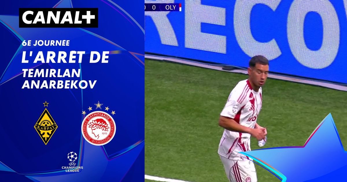 Résumé et casting L'arrêt de Temirlan Anarbekov contre Olympiakos (18 ...