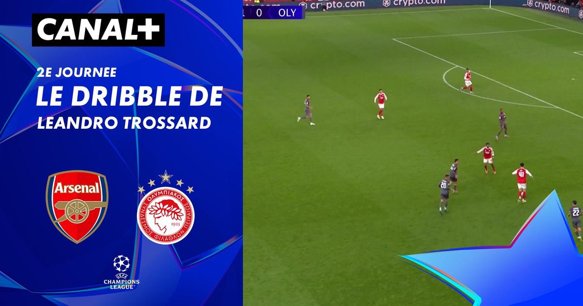 Le dribble de Leandro Trossard contre Olympiakos (65') en streaming ...