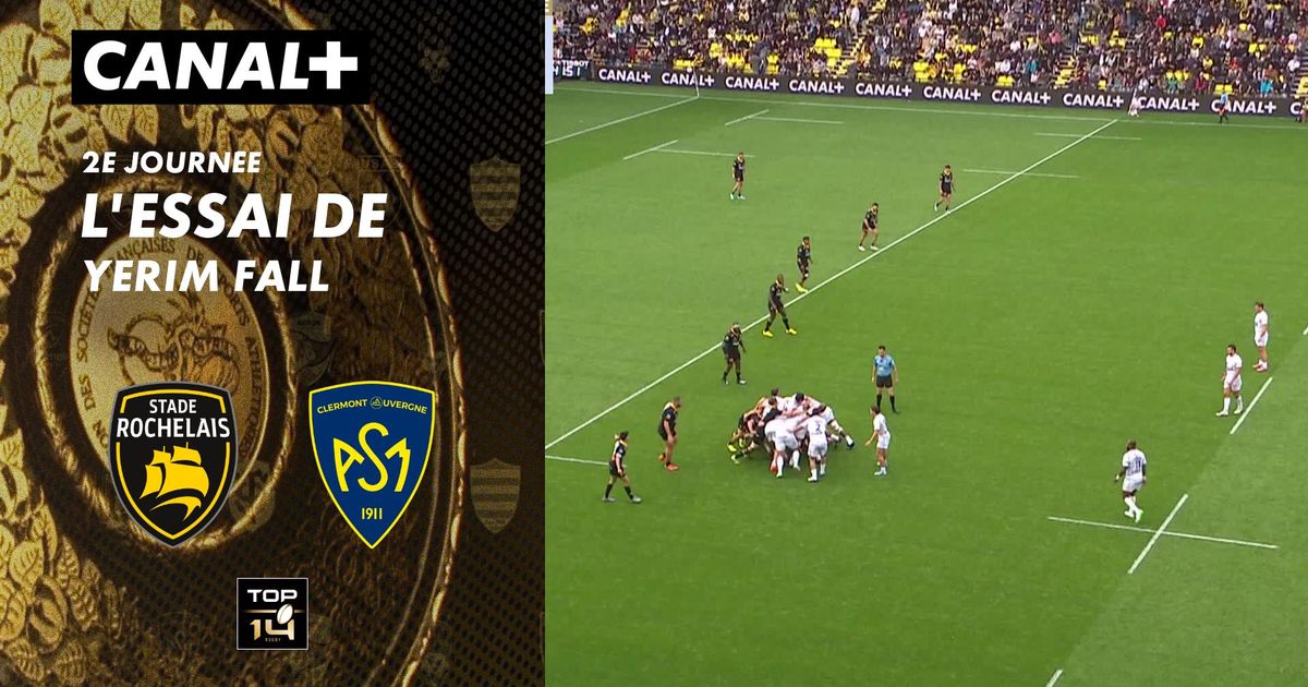 L'essai de Yerim Fall contre La Rochelle en streaming direct et replay ...