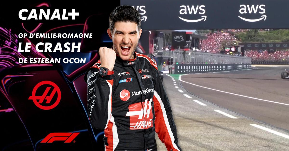 Le crash de Esteban Ocon au Grand Prix d'Émilie-Romagne- 29e tour en ...