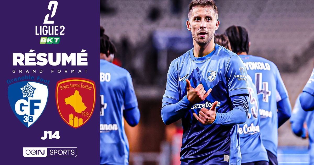 Résumé et casting Ligue 2 : Grenoble domine Rodez dans le duel du ...