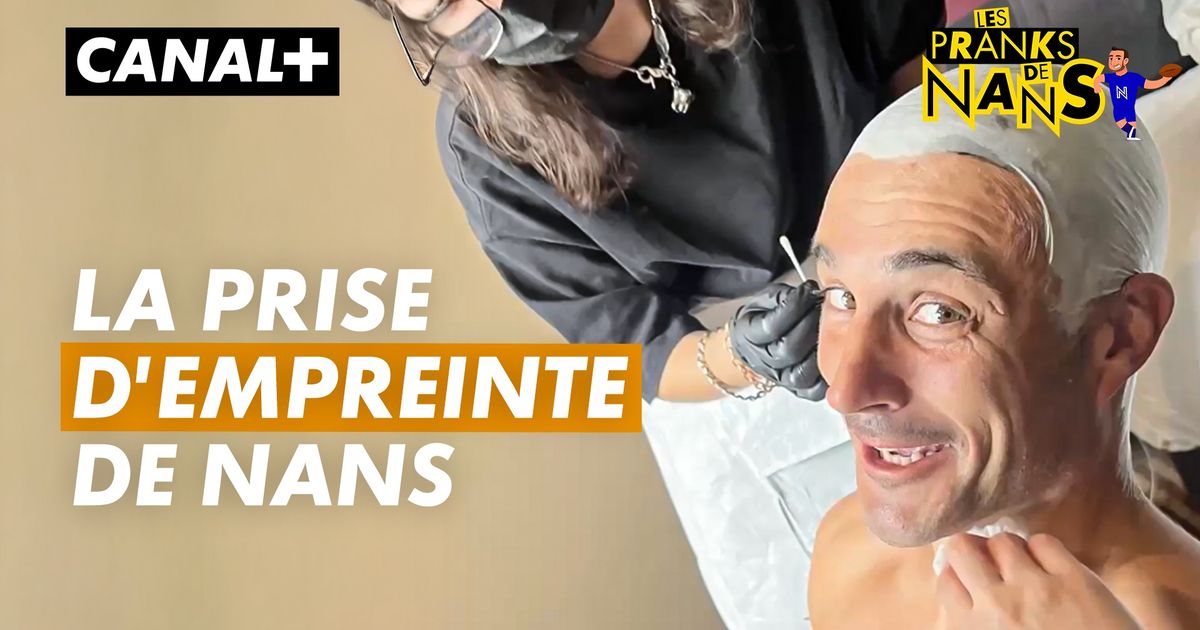 Nans Ducuing a réalisé une prise d’empreinte de son visage afin de ...