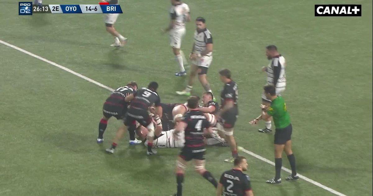 Résumé et casting Le plaquage offensif de Hendre Stassen contre Oyonnax ...