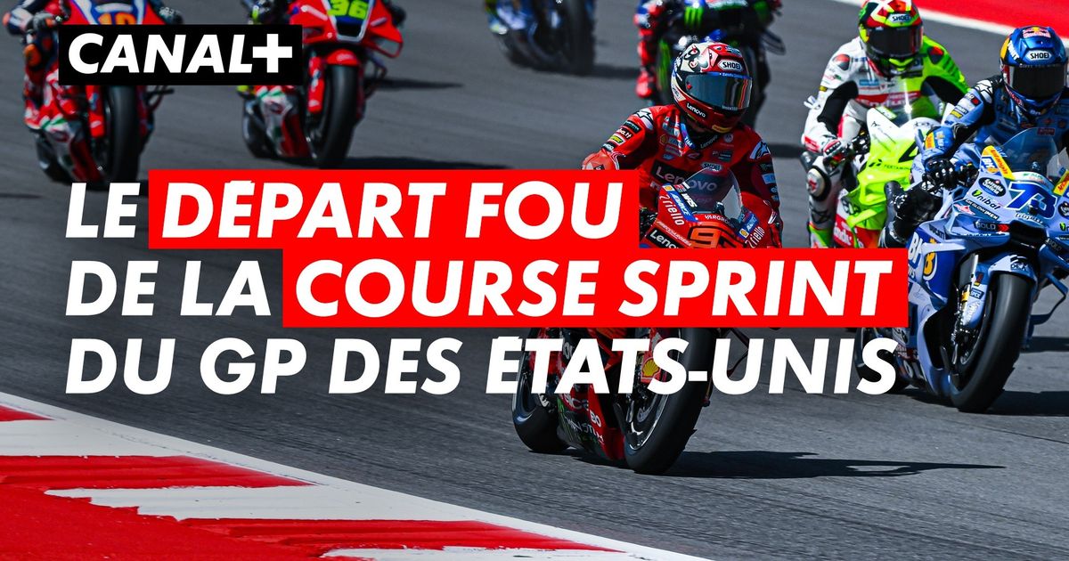 Le départ fou de la course sprint du Grand Prix des Etats-Unis - MotoGP ...