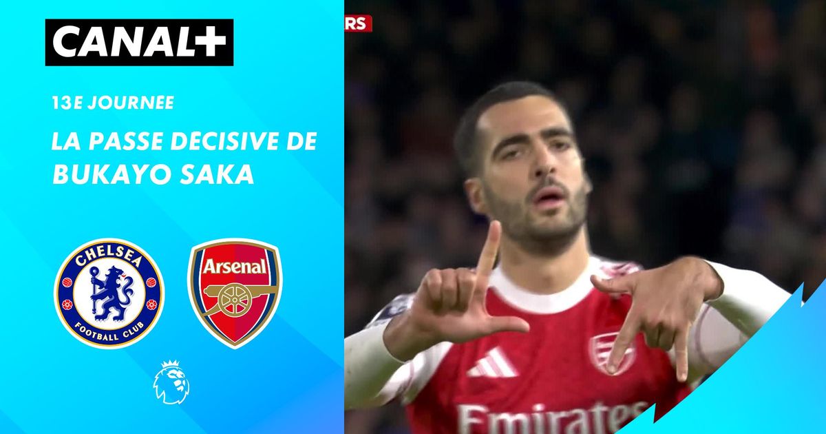 Le passe décisive de Bukayo Saka contre Chelsea (59') en streaming ...