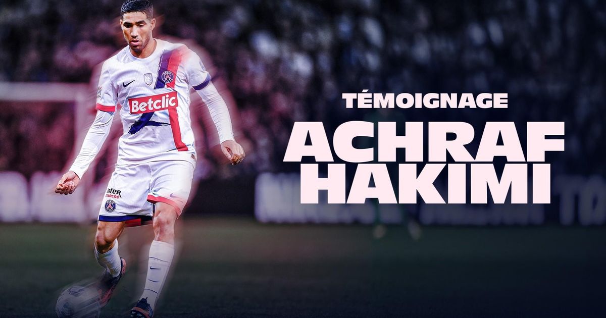 Achraf Hakimi se confie avant la finale de la Coupe de France en ...