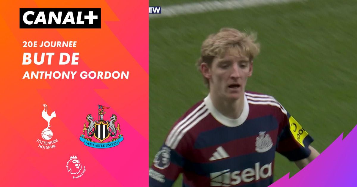 Le but de Anthony Gordon contre Tottenham (6') en streaming direct et ...