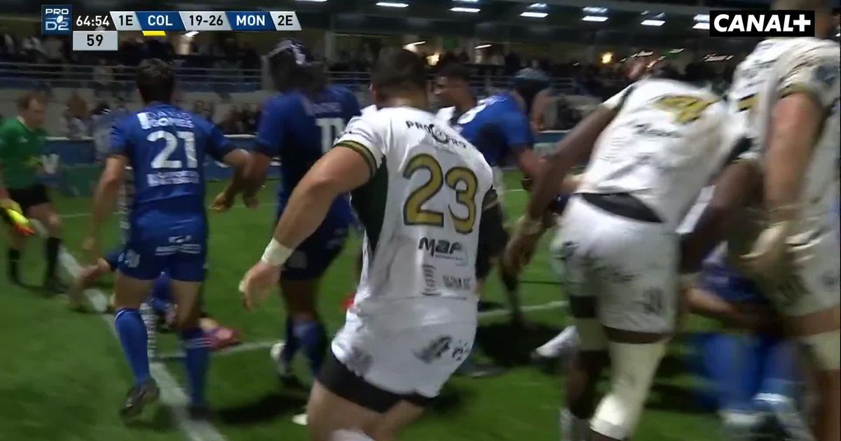 L'essai de Pablo Dimcheff contre Montauban en streaming direct et ...