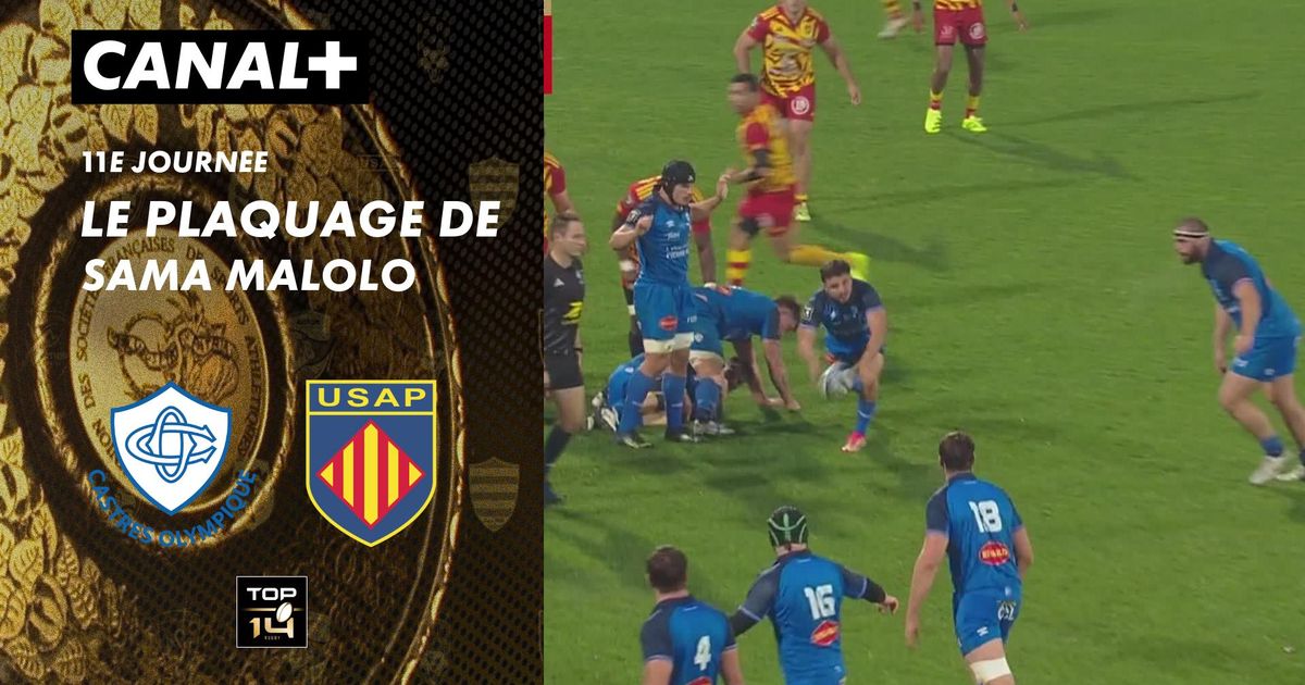 Résumé et casting Le plaquage offensif de Sama Malolo contre Castres ...