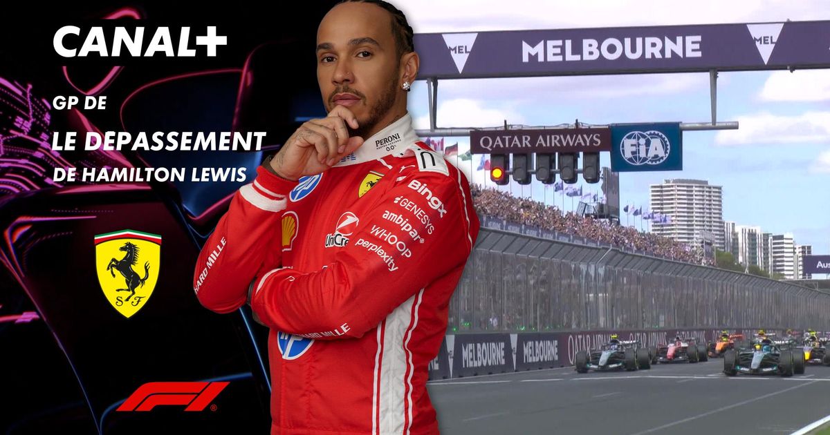 Le dépassement de Hamilton Lewis au Grand Prix d'Australie- 1e tour ...
