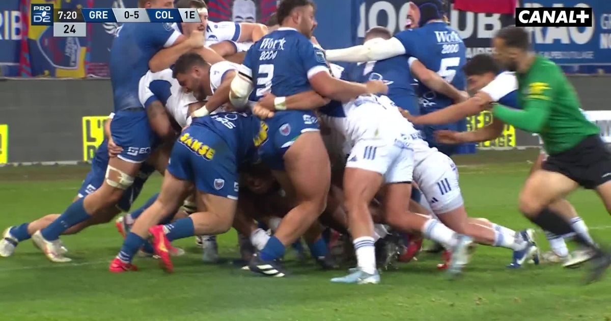 Résumé et casting L'essai de Pablo Dimcheff contre Grenoble Rugby 01 ...
