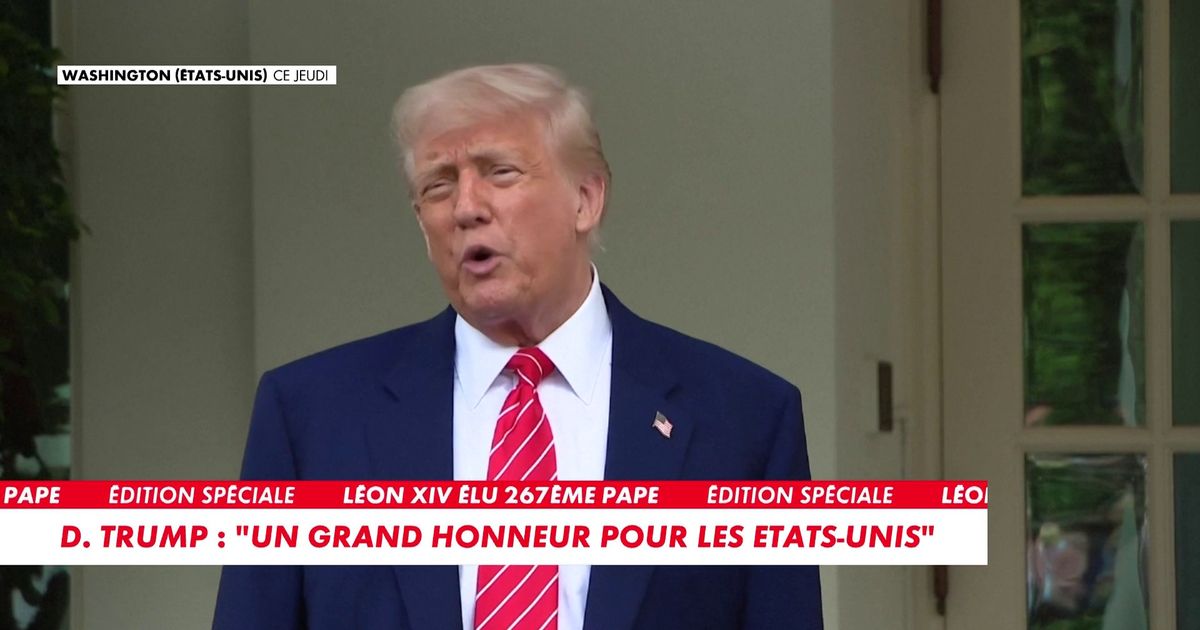 Après l'élection du pape, Donald Trump évoque un «grand honneur pour ...