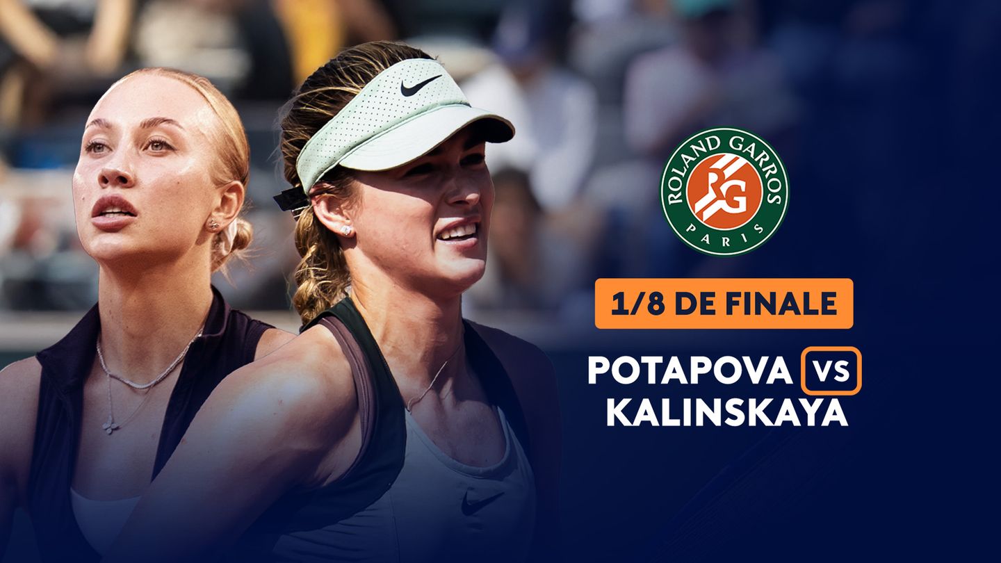 1/8 de finale - Anastasia Potapova - Anna Kalinskaya en streaming ...