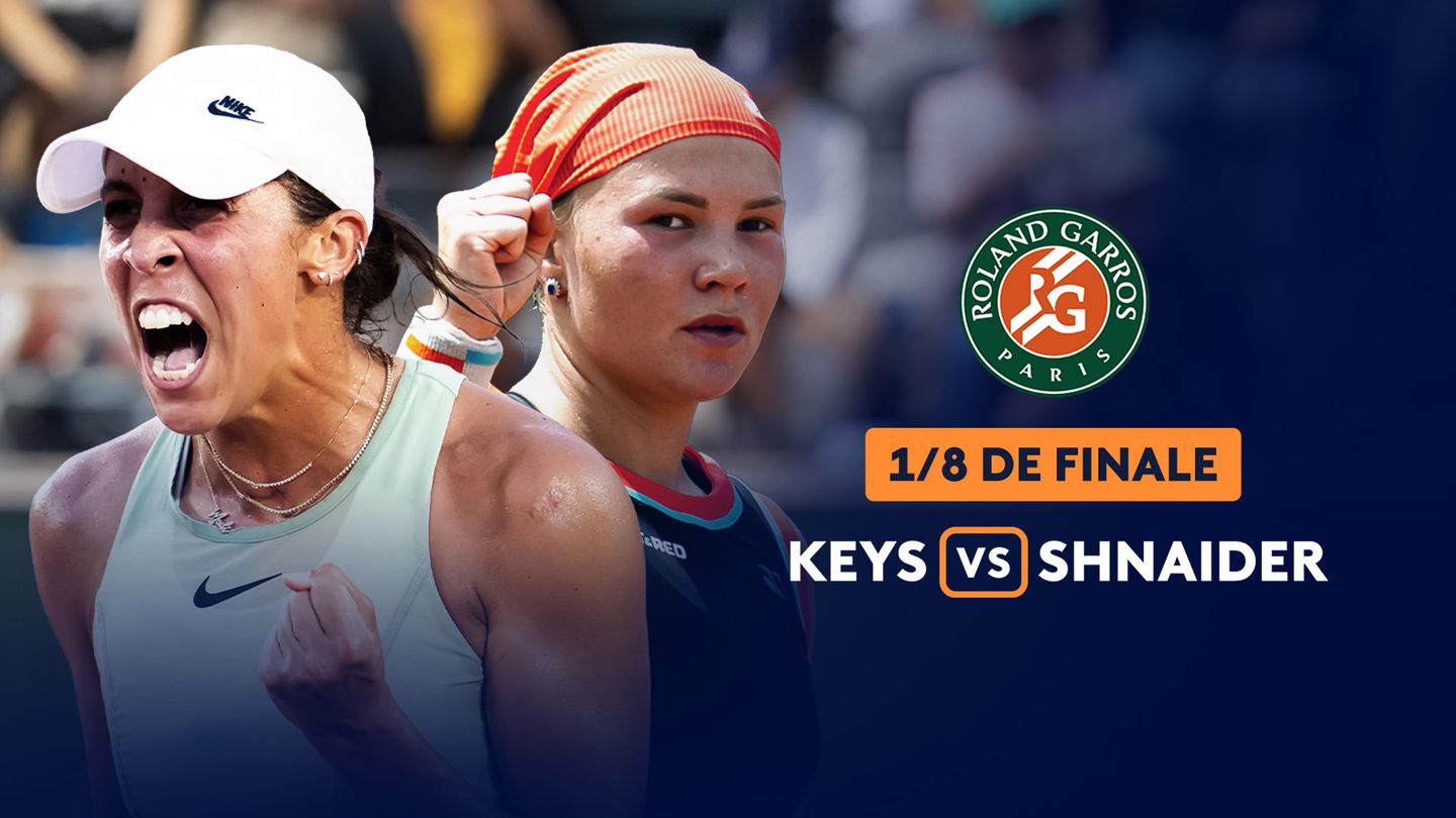 1/8 de finale - Madison Keys - Diana Shnaider en streaming direct et ...