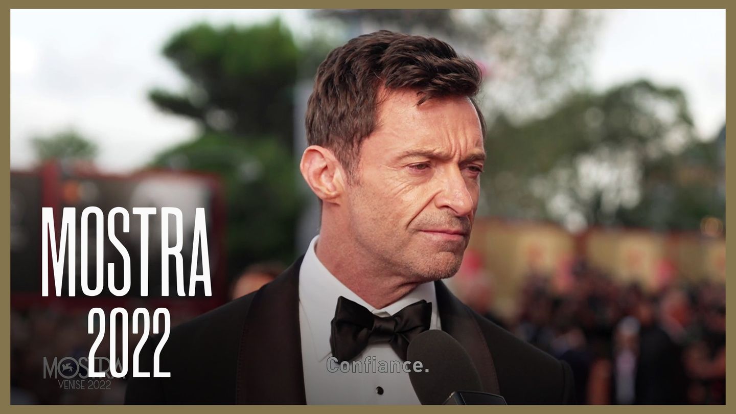 Hugh Jackman Florian Zeller Et Laura Dern Pour The Son Au Micro De