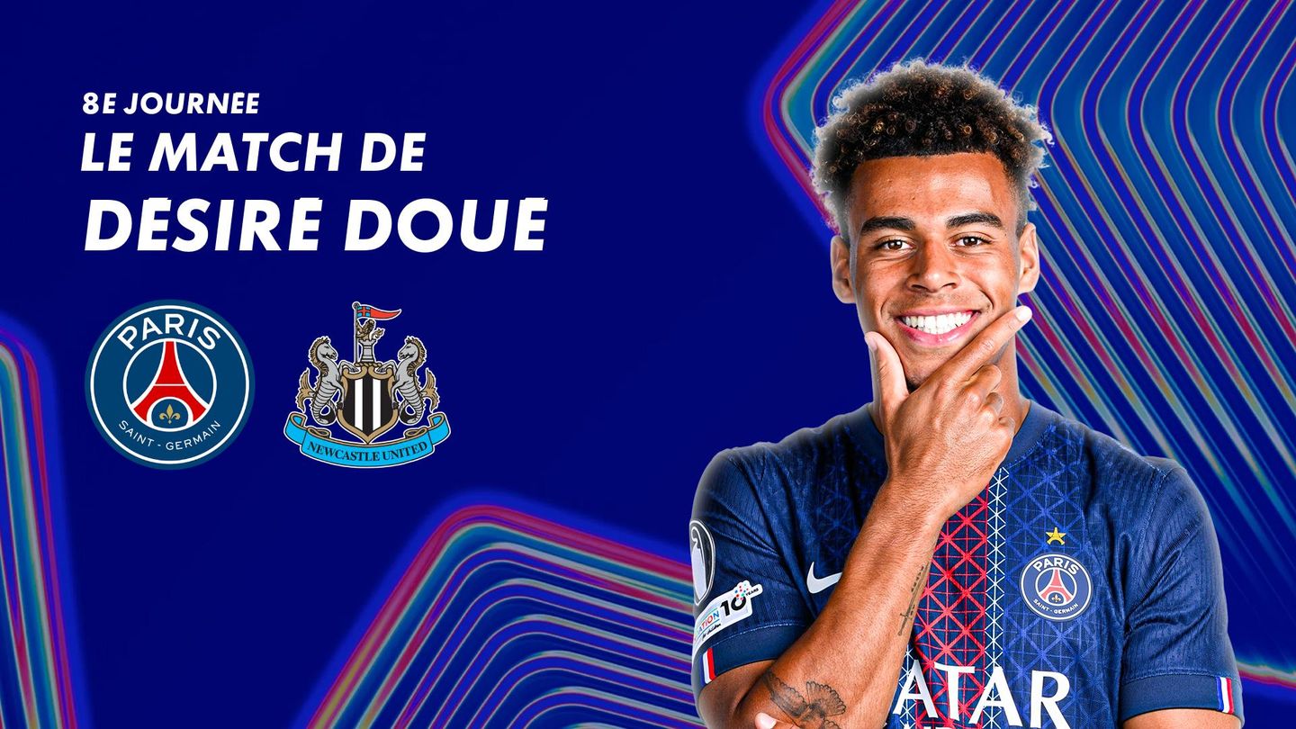 Résumé et casting Focus sur le match de Désiré Doué contre Newcastle ...