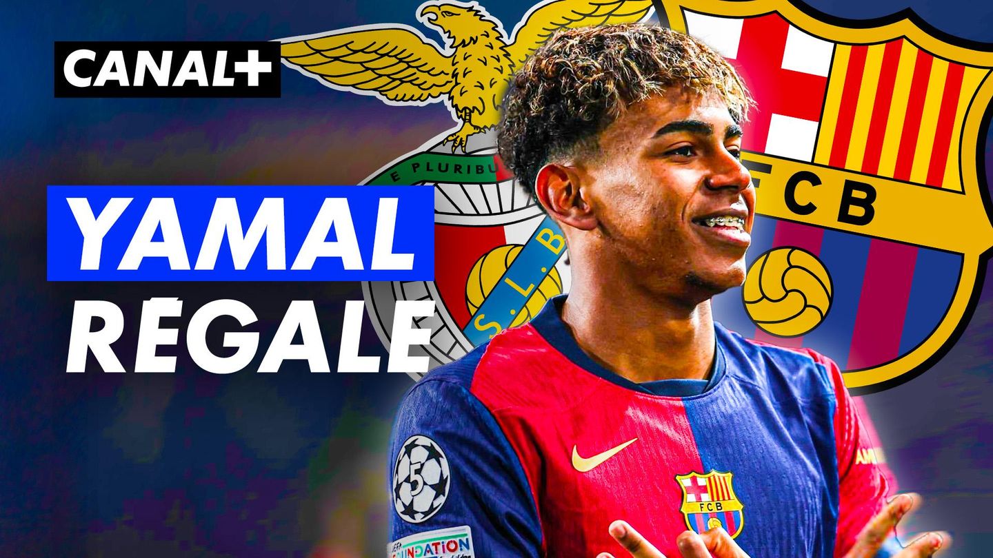 Le show Lamine Yamal face au Benfica- Ligue des champions 2024/25 en ...